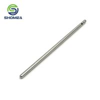China Custom Stainless Steel Round Sealed Tip Tube With Side Hole for sale