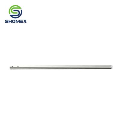 China Custom Stainless Steel Round Sealed Tip Tube With Side Hole for sale