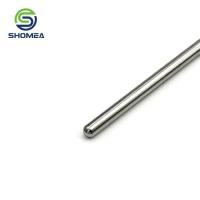 China Custom Stainless Steel Round Sealed Tip Tube With Side Hole for sale