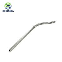 China Customized Laser Cut Flexible Stainless Snake Bone Tubing With Scissor Hand Bend Radian for sale
