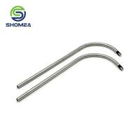 China Customized Laser Cut Flexible Stainless Snake Bone Tubing With Scissor Hand Bend Radian for sale