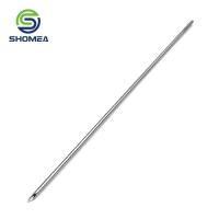 China Customized Ground Sharp Lancet Piercing Needle With Anti-slip Sandblasted Rear Section for sale