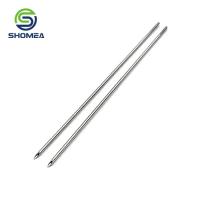 China Customized Ground Sharp Lancet Piercing Needle With Anti-slip Sandblasted Rear Section for sale