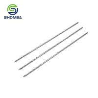 China Customized Ground Sharp Lancet Piercing Needle With Anti-slip Sandblasted Rear Section for sale