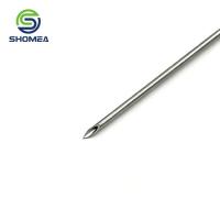 China Customized Ground Sharp Lancet Piercing Needle With Anti-slip Sandblasted Rear Section for sale