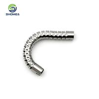 China Customized Stainless Steel Laser Cut Flexible Articulating Snake Bone Tube for sale