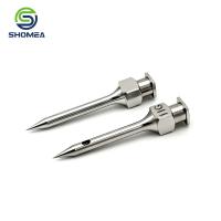 China Customized 11G Precision Pencil Point Side Hole Needle with Luer Hub for sale