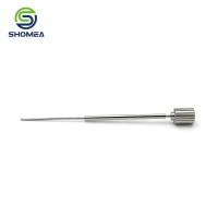 China Customized Stainless‑Steel IVD Aspiration Needle with Knurled Internal Thread Hub for sale