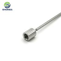 China Customized Stainless‑Steel IVD Aspiration Needle with Knurled Internal Thread Hub for sale