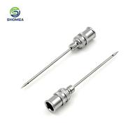 China Customized Food‑Grade Pencil Tip Side Hole Needle with Luer for Meat Brine Injection for sale