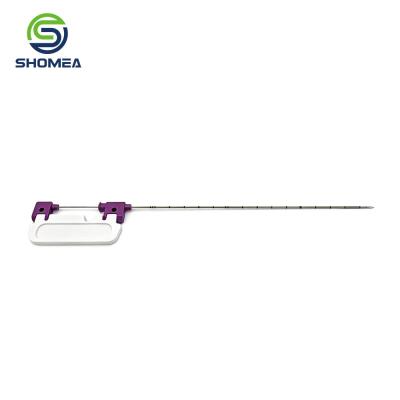 China Customized Medical Biopsy Puncture Needle With Plastic Mount Base for sale