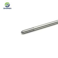 China Customized Stainless-Steel Tube with Round Closed Tip and Side Slot for sale