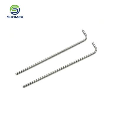 China Customized Stainless-Steel Bent Tube with Round Closed Tip and Multi-Hole Openings for sale