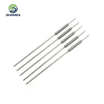 China Customized Stainless‑Steel Round Closed Tip Tube with Threaded Handle for sale