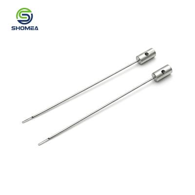 China Customized Stainless Steel Flat Tip Slotted Needle for sale