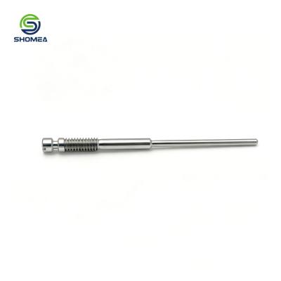 China Customized CNC Machined Threaded Solid Stainless Steel Shaft Pin for sale