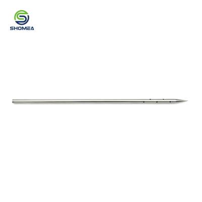 China Customized Multi Side Hole Sharp Taper Tip Stainless Steel Cannula for sale