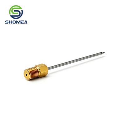 China Customized Stainless Steel Wine Infusion Needle Assembled With Brass Threaded Base for sale