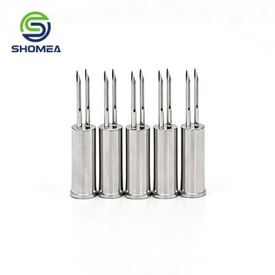 China Customized Dual Tip Slotted Stainless Steel Needle With Integrated Base for sale