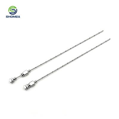 China Customized Depth Marking Stainless Steel Needle With Luer Fitting for sale