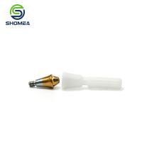 China Customized CNC Machined Composite Straight Abutment For Dental Lab Use for sale