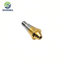 China Customized CNC Machined Composite Straight Abutment For Dental Lab Use for sale