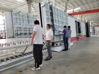 China Automatic Jumbo Size Insulated Glass Production Line With Argon Gas Filling for sale