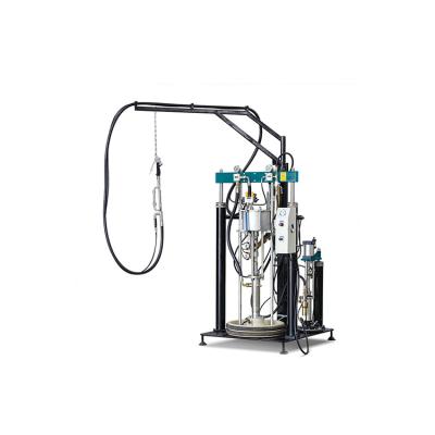 China Two Pumps Sealant Spreading Machine For Insulated Glass Processing Sealing for sale