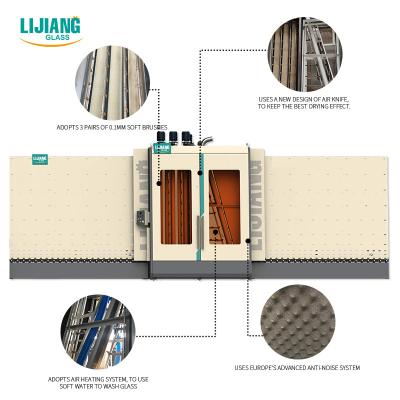 China Vertical Glass Washing And Drying Machine Easy Operation for sale