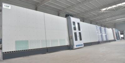 China Jumbo Size Double Glazing Production Line With Sealing Robot Argon Gas Filling Online for sale