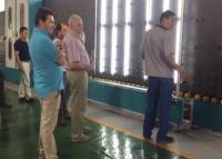 China Automated Double Glazing Machinery , Hollow Glass Making Machine CE Certification for sale