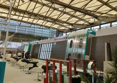 China 50 Mm Low E Insulating Glass Production Line Stainless Steel With 3 Pair Brushes for sale