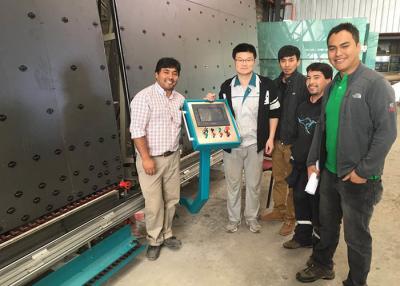 China Polysulfide Spreading Double Glazing Glass Machine With Automatic Sensor Device for sale