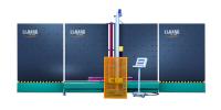 China Low E Edge Insulating Glass Machine Coating Deletion Four Sides Film Automatic Identification for sale