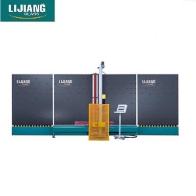 China Smart Vertical Insulating Glass Edge Deleting Machine In Blue And Black for sale