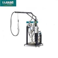 China Two Way Double Glazing Glass Machine Glue Coating Equipment Manual Operation for sale
