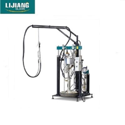 China Two Way Double Glazing Glass Machine Glue Coating Equipment Manual Operation for sale