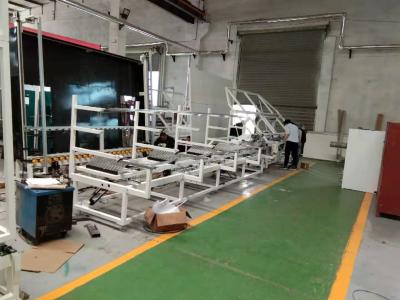 China Compact Structure Spacer Bending Machine , 12 Sets Of Racks Green Color for sale