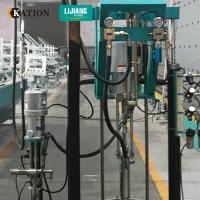 China Manual Two Pump Sealant Spreading Machine For Insulating Glass 4L/Min for sale