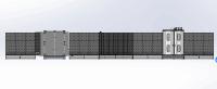 China Moudular Design Vertical Insulating Glass Production Line Can Online Gas Filling for sale