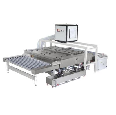 China Horizontal Vacuum Glass Washer And Dryer Integrated Machine For Tempered Glass for sale