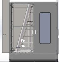 China Low Power Consumption Vertical Glass Washing Machine 2000mm*2500mm Max Glass Size for sale