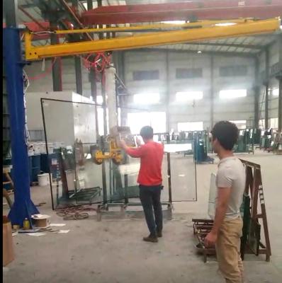 China Glass 200KG 400kg 600kg 800kg Wall Cantilever Jib Crane Insulating Glass for sale