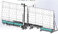 China Max Glass Szie 2500*4500mm Vertical Insulating Glass Machine / Double Glass Machine Sealing Robot for sale