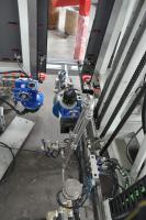 China Max Glass Szie 2500*4500mm Vertical Insulating Glass Machine / Double Glass Machine Sealing Robot for sale