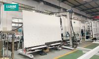 China Vertical Automatic Low E Glass Deleting Machine For Insulating Glass Production Line for sale