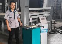 China Rotated Table Insulating Glass Production Line Processing Work With Sealant Extruder for sale