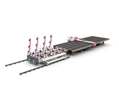 China 2600*2000 CNC Glass Cutting Machine With Breaking Table And Loading Table for sale