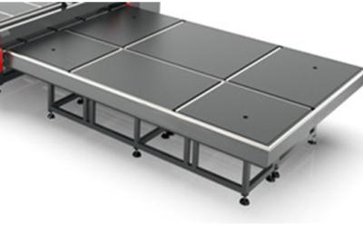 China Customized Air Floated Breaking Table ( 1+1 Type ) For Glass Cutting Line for sale