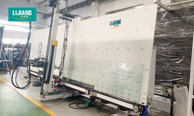 China Vertical Low E Film Deleting Machine For Insulating Glass Production for sale